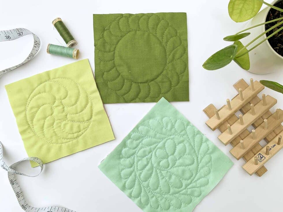 12 Unique Ways for Quilting Feathers in Different Shapes - Quilting Wemple
